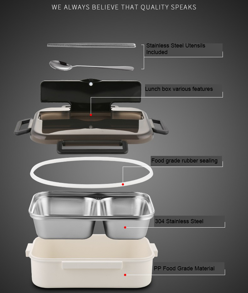 Microwavable Stainless Steel Lunch Box | Corporate Gifts