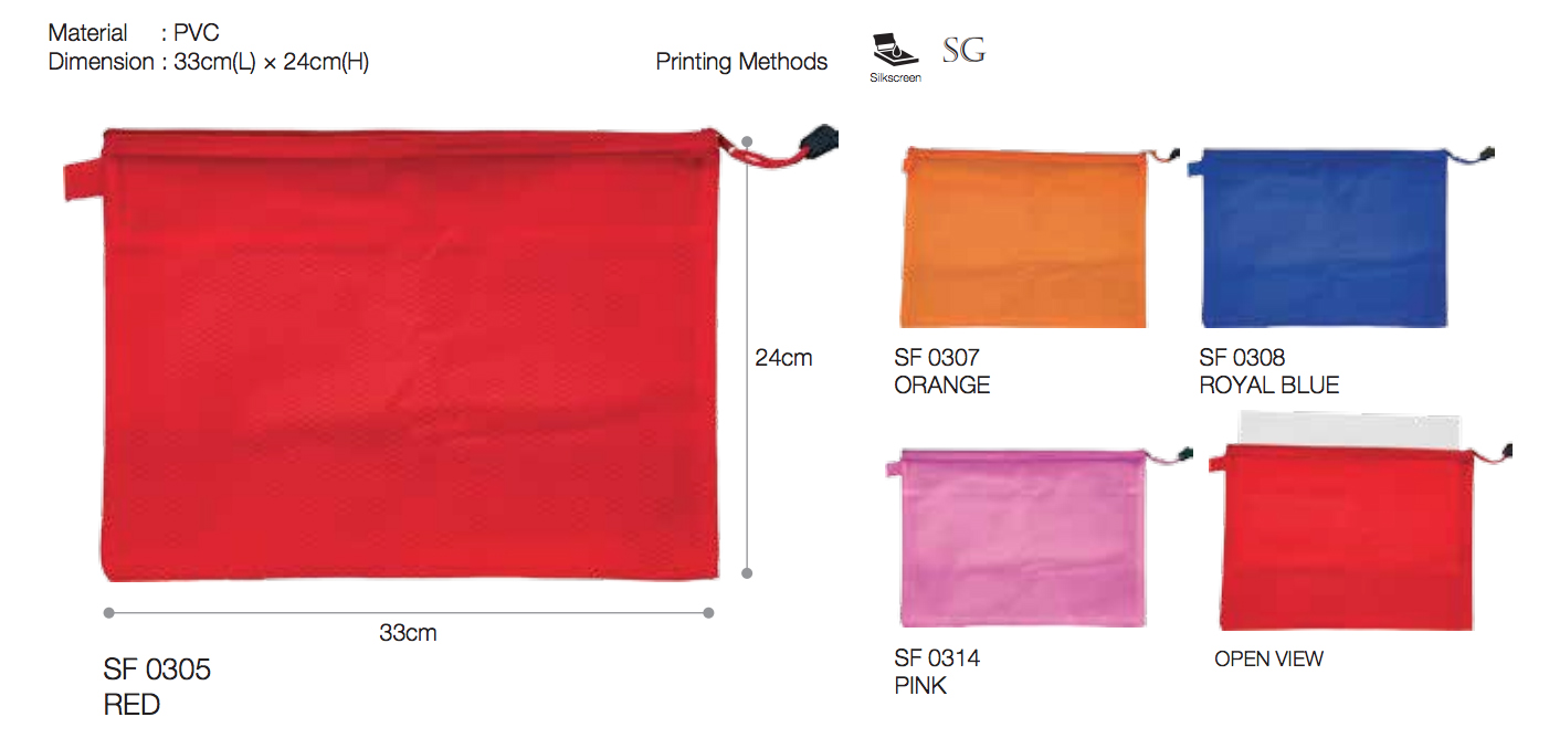 PVC Zipper Folder Printing | Corporate Gifts Singapore